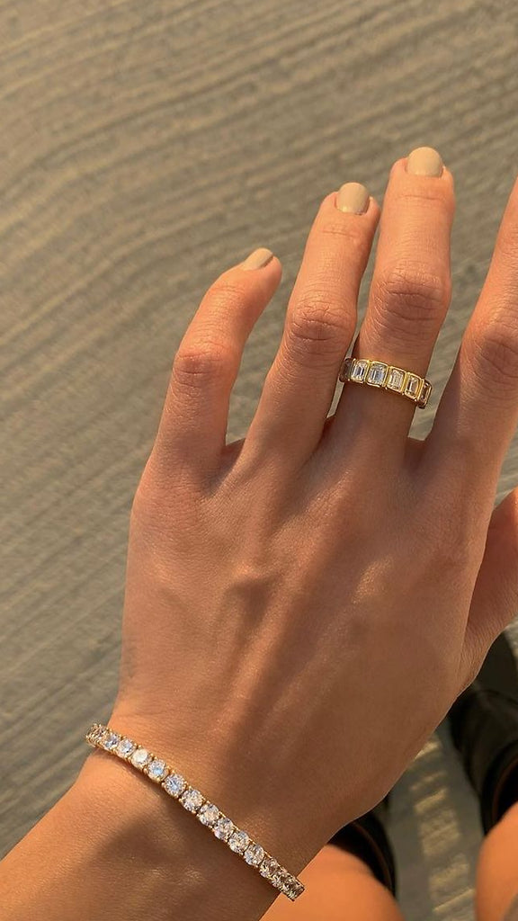 Cassidy Emerald Line Sterling Silver Ring by CARAT* LONDON – CARAT* London UK