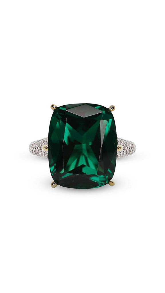 Tatum Emerald Flanders Cocktail Ring by CARAT* LONDON – CARAT* London UK