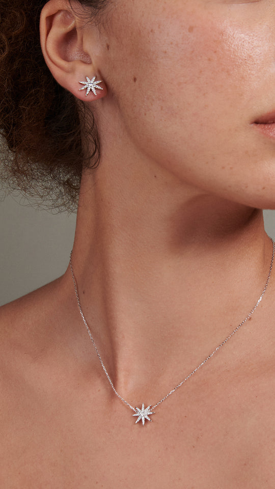 Atrias Star Necklace | Sterling Silver | CARAT* LONDON – CARAT* London UK