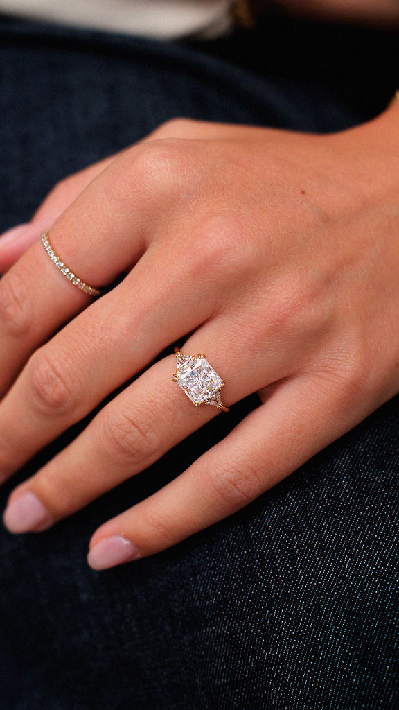 Chester Trilogy Ring | Gold Vermeil | CARAT* London – CARAT* London UK