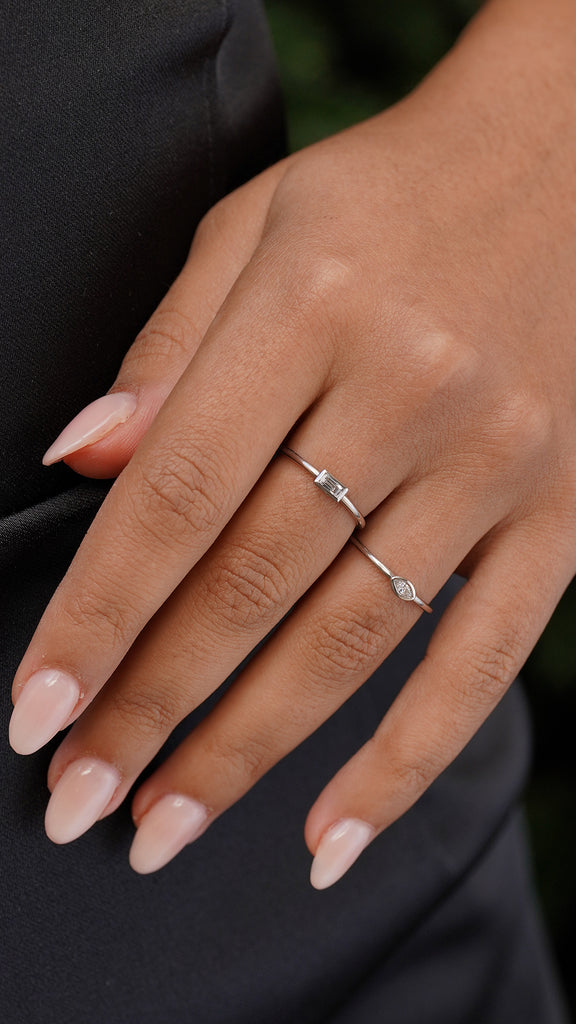 Dixie Ring 9K White Gold by CARAT* LONDON – CARAT* London UK