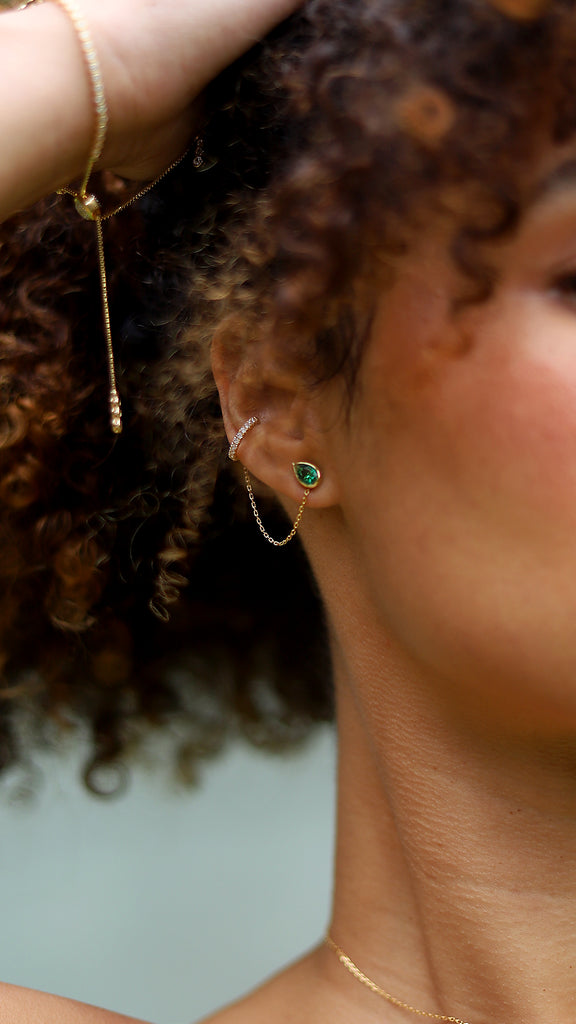 Mira Ear Cuff Extender Gold Vermeil – CARAT* London UK