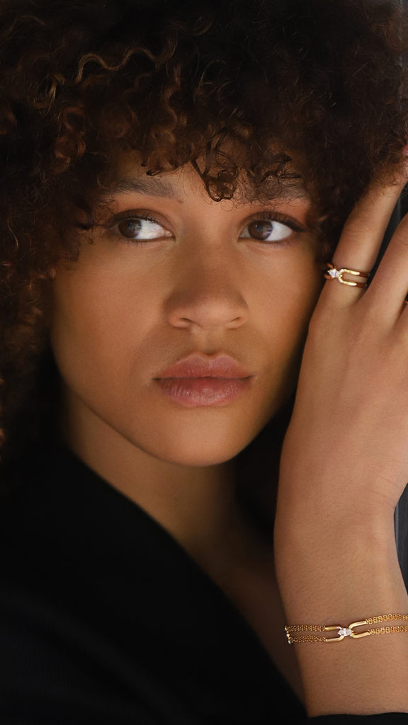 Jett Ring Gold Vermeil – CARAT* London UK