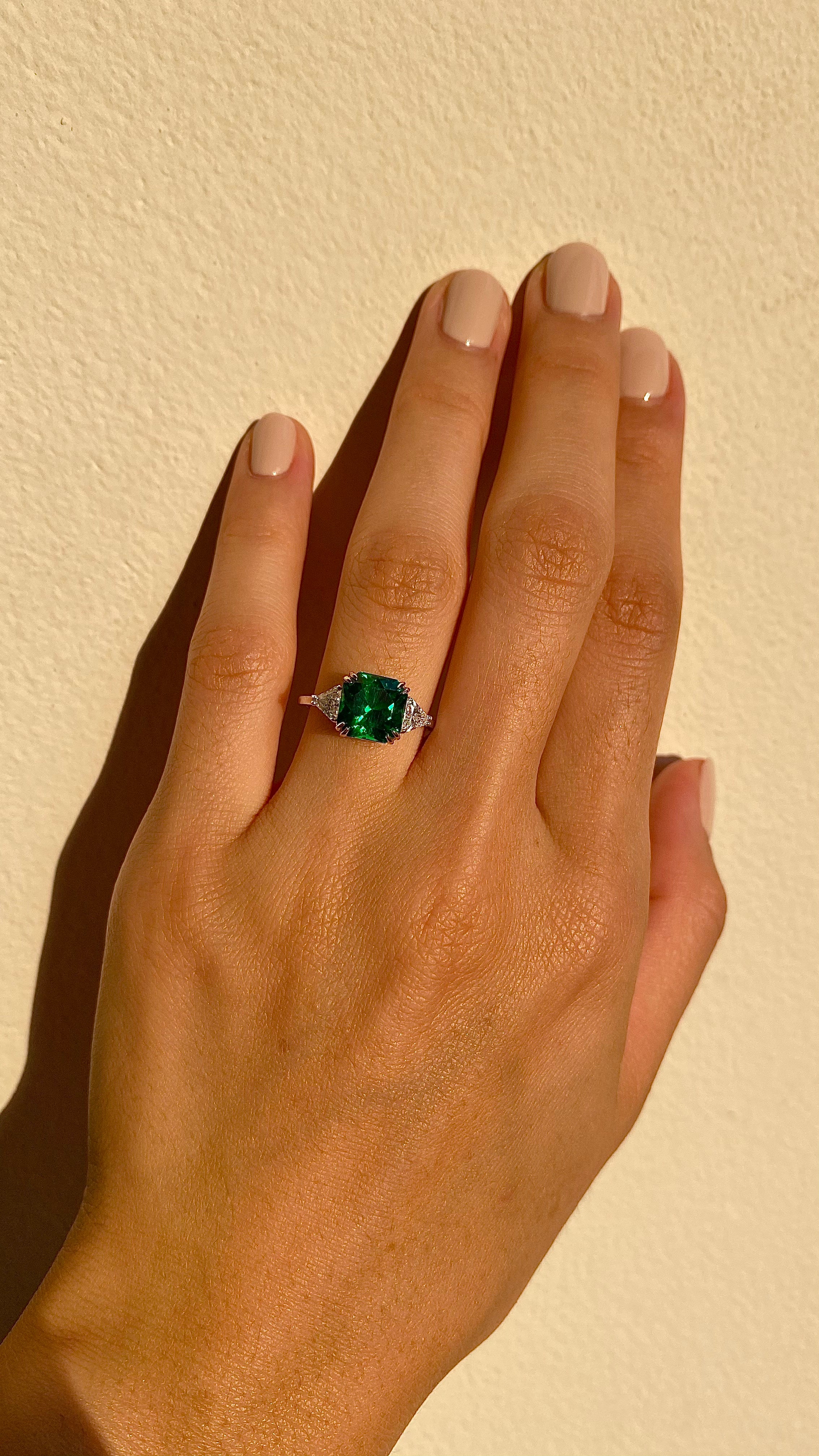 Leyton Flanders Emerald Ring | Sterling Silver | CARAT* London – CARAT ...